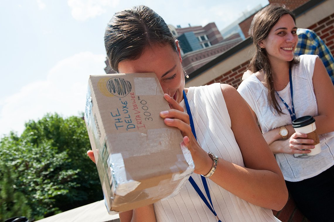 Solar Eclipse Prompts Outdoor Gatherings | NIH Record Solar Eclipse Prompts Outdoor Gatherings | NIH Record
